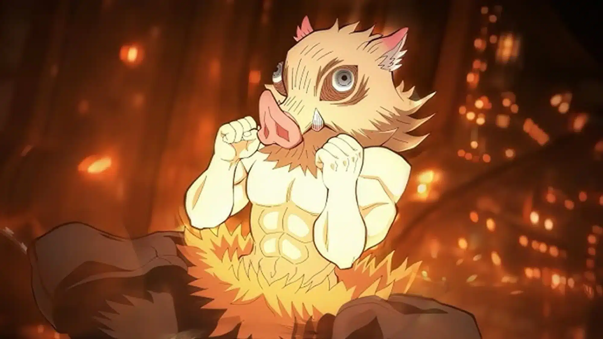 Demon Slayer, Inosuke in prima linea per promuovere il film Infinity Castle